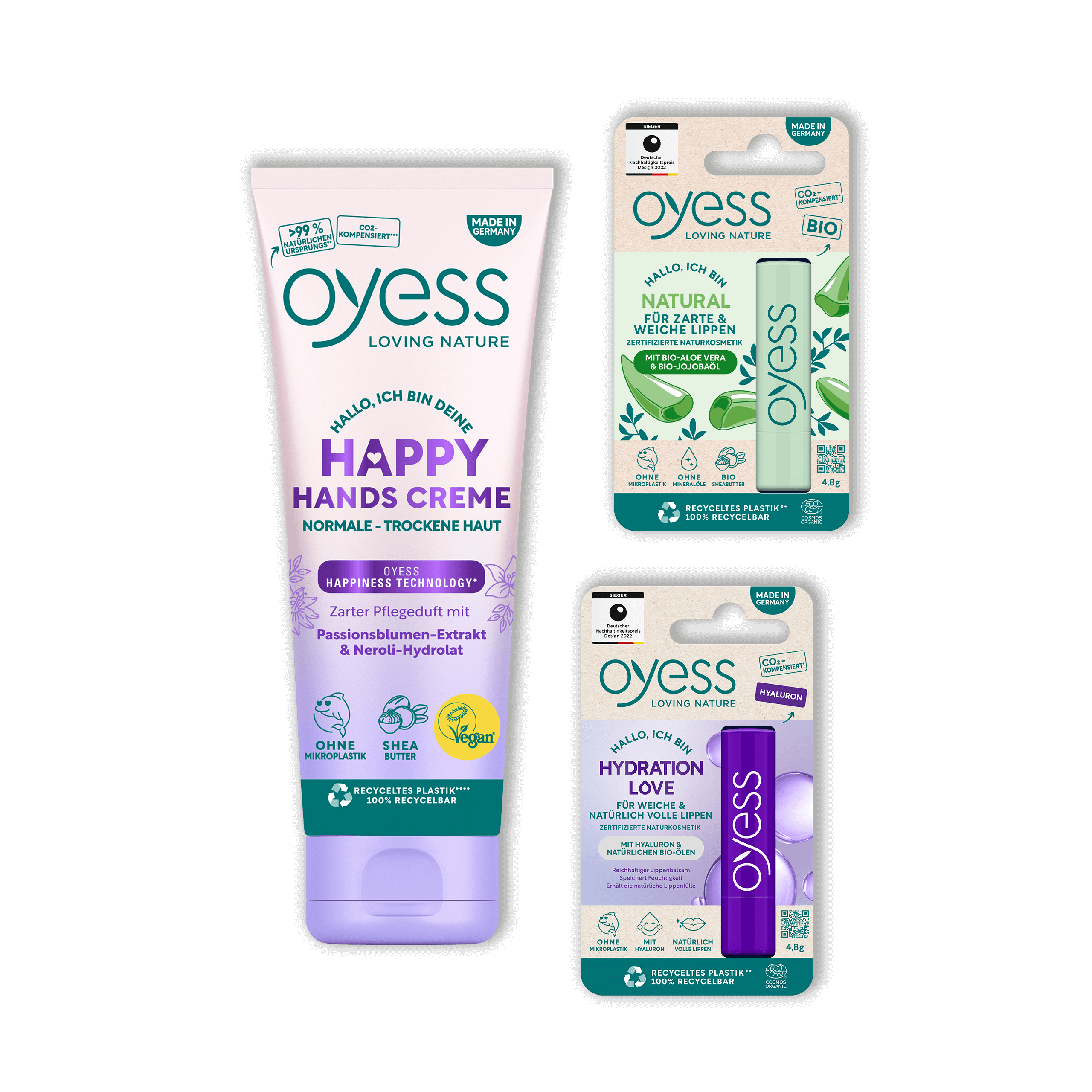 OYESS On-the-Go set purple – 3 pieces – oyess-shop